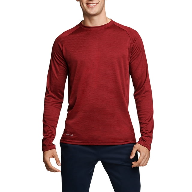 Russell Men's and Big Men's Long Sleeve Performance Tee, up to Size 5XL ...