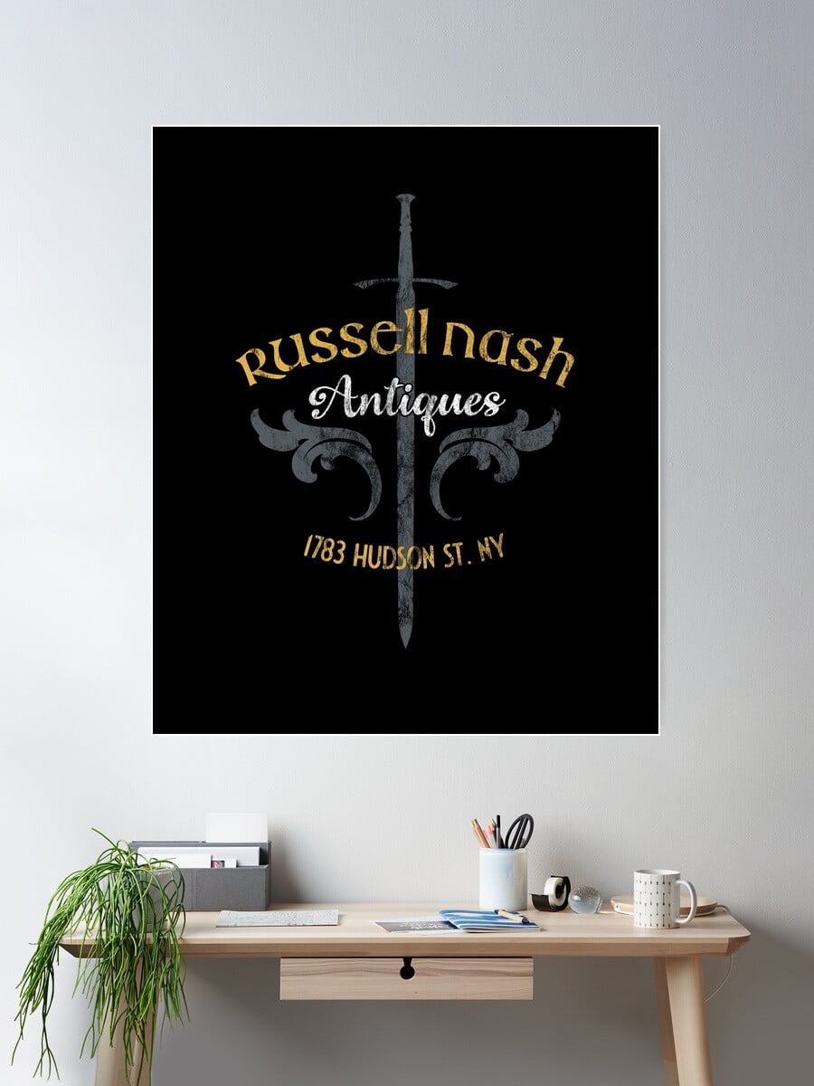 Russell Nash Antiques With A Washed And Worn Finish Poster Wall Art ...