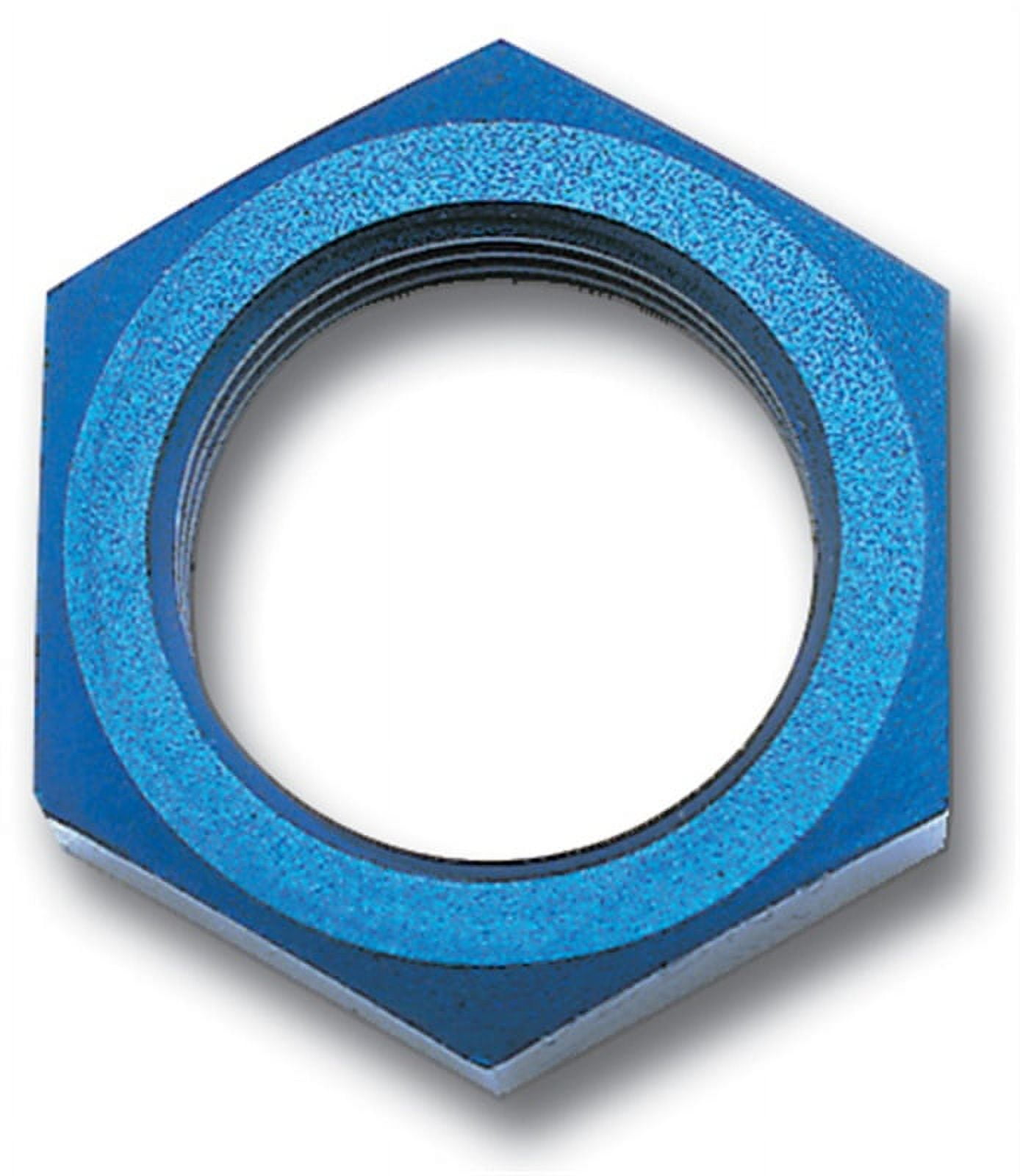 Russell Performance -10 AN Bulkhead Nuts 7/8in -14 Thread Size (Blue ...