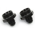 Russell Performance -6 AN Carb Adapter Fittings (2 pcs.) (Black ...