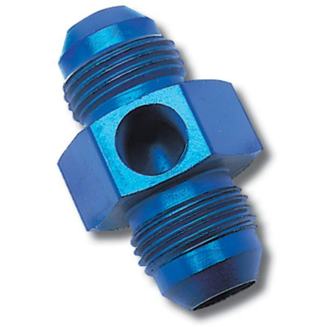 Russell Performance -8 AN Fuel Union Pressure Adapter (Blue) - Walmart.com