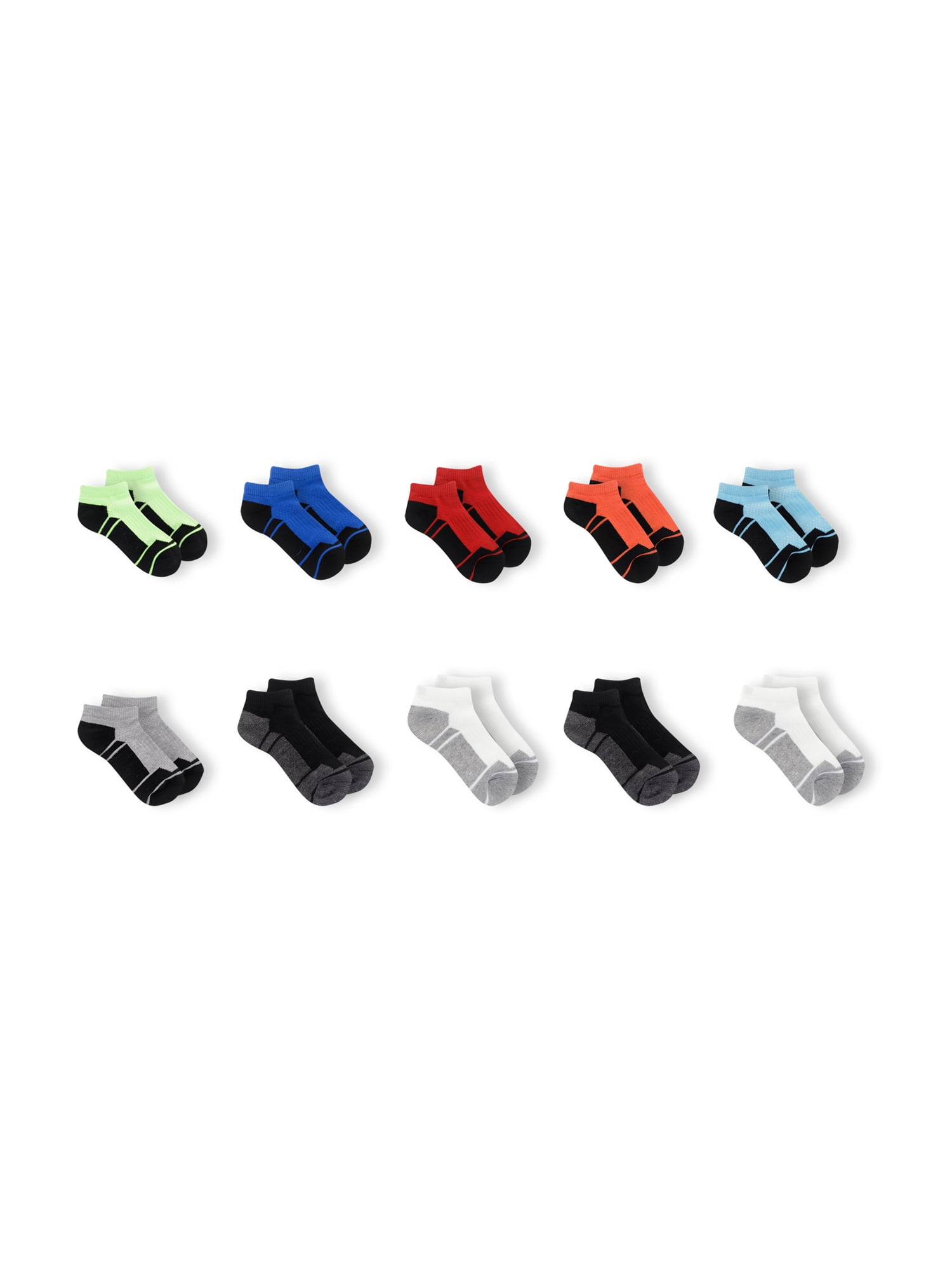 Russell Performance Boys Fast Dry No Show Socks - Walmart.com