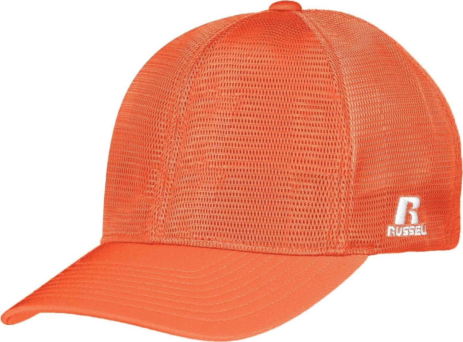 Russell R03MSM Flexfit 360 Mesh Cap - Burnt Orange - Walmart.com