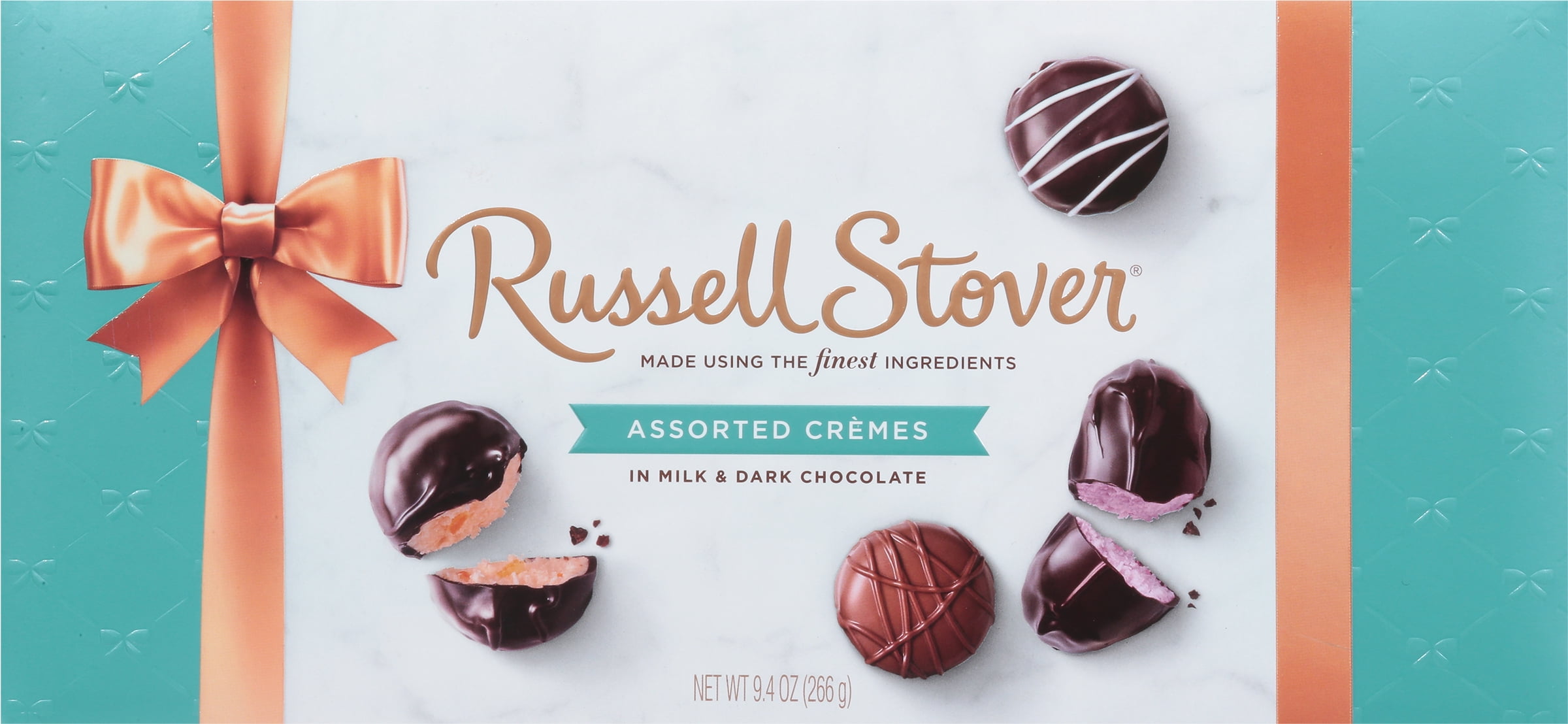 Russell Stover Assorted Creams Candy, Milk Chocolate & Creme, 9.4 oz ...