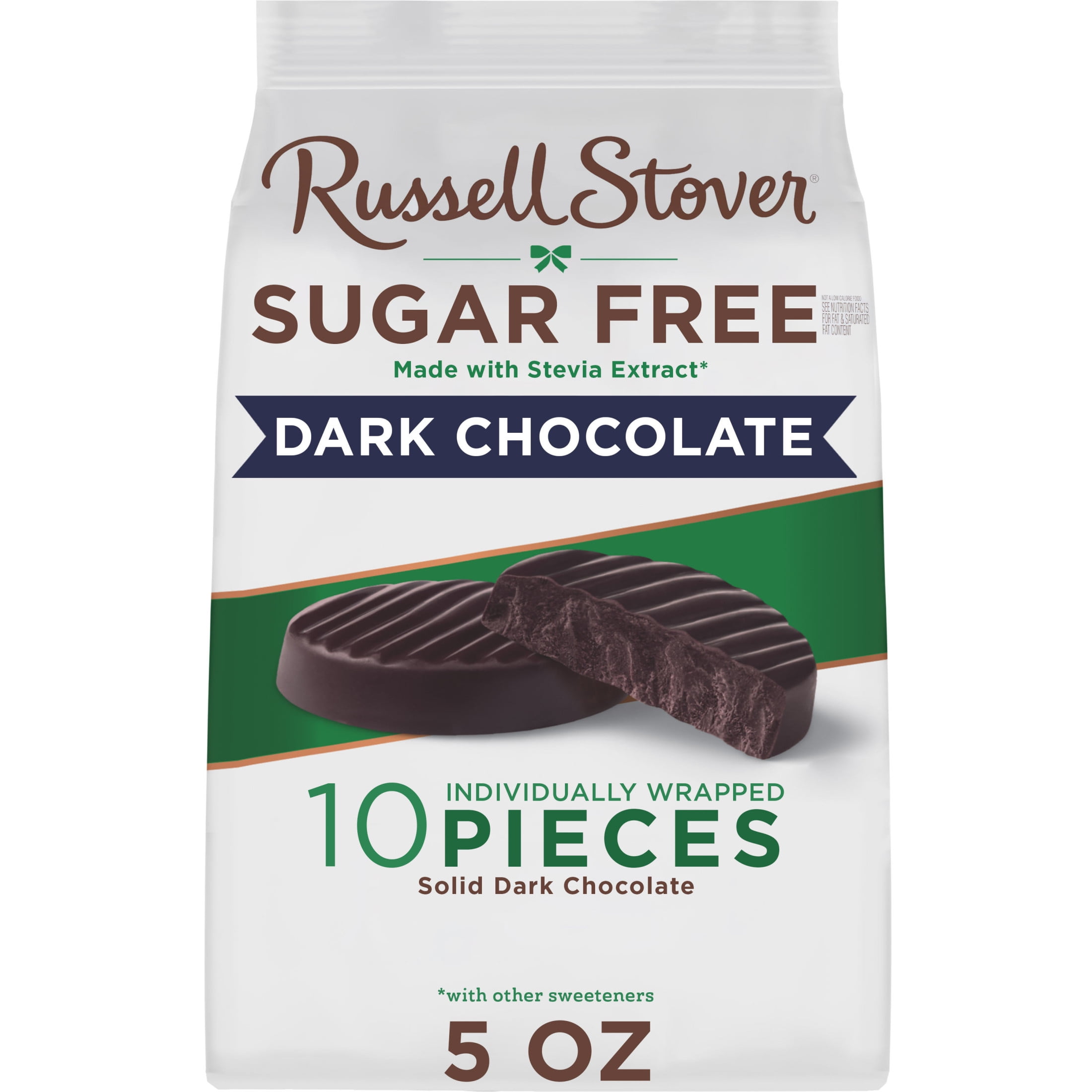 Russell Stover Chocolates Sugar Free Dark Chocolate Medallions Mini ...