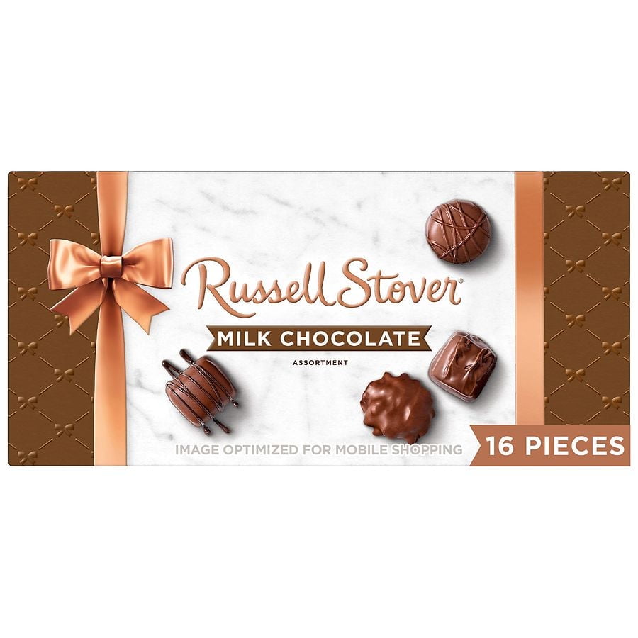 Russell Stover Fine Chocolate Milk Chocolate Assortment9.4oz Pack of 2 ...