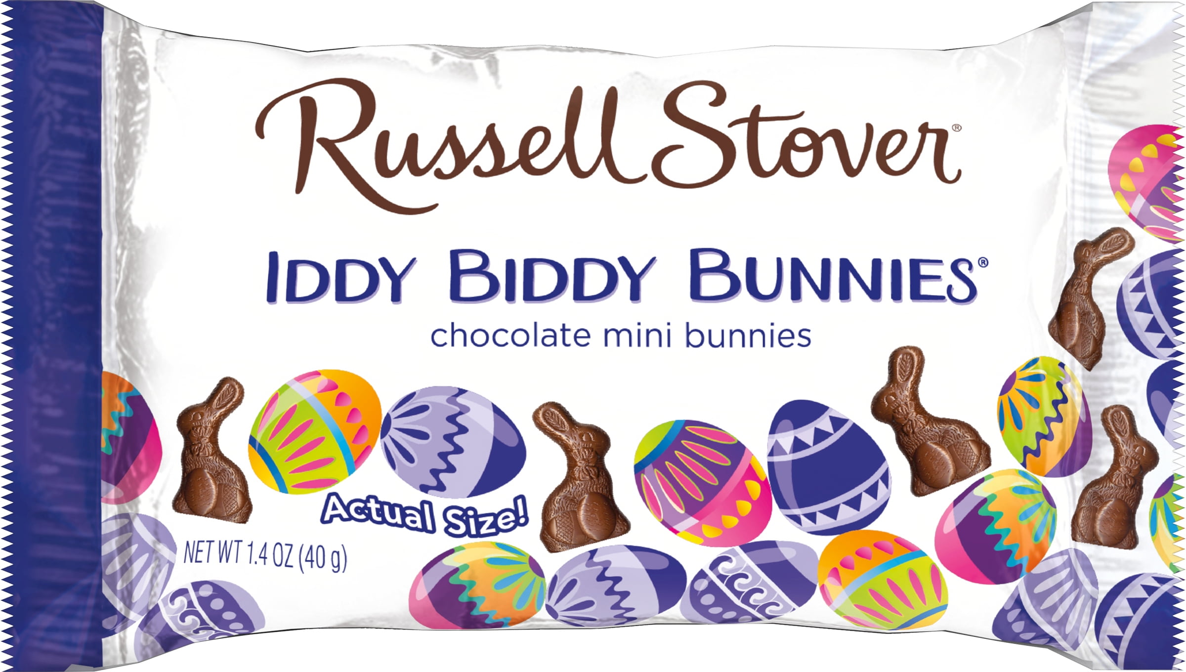 Russell Stover Milk Chocolate Iddy Biddy Bunnies - 1.4-oz. Bag ...