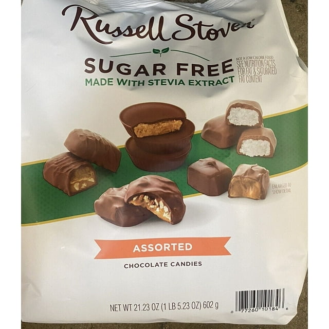 Russell Stover Sugar Free Assorted Chocolates Candy 21.23 oz Bag FREE ...
