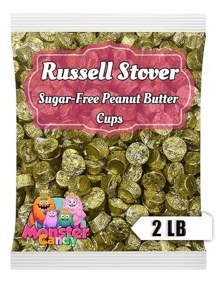 Russell Stover Sugar Free Chocolate Peanut Butter Cups Miniature - 2 LB ...