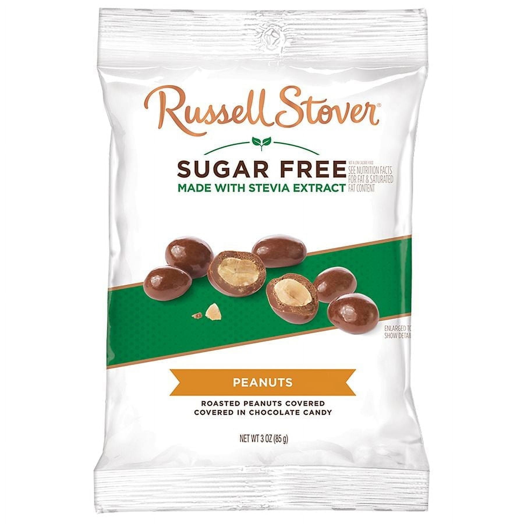 Russell Stover Sugar Free Chocolate Peanuts 3.0 OZ Pack of 2 - Walmart.com