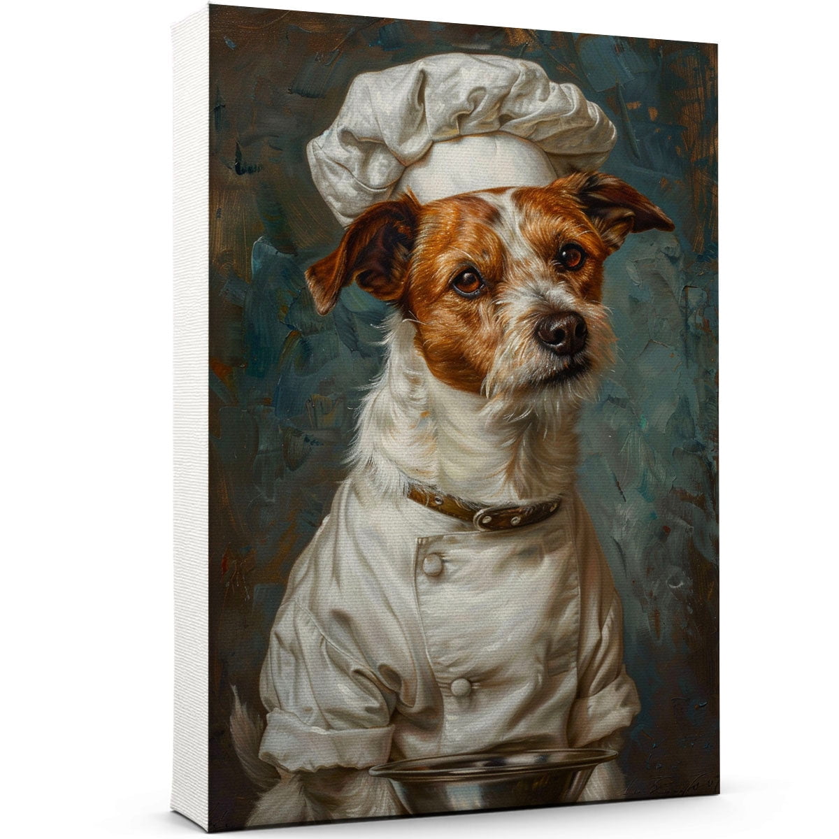 Russell Terrier Dog Chef Poster, Russell Terrier Dog Cooking Food ...
