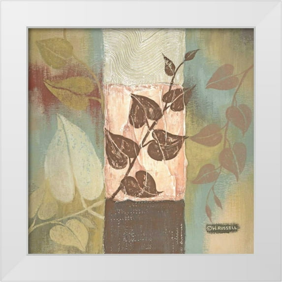 Russell, Wendy 12x12 White Modern Wood Framed Museum Art Print Titled ...