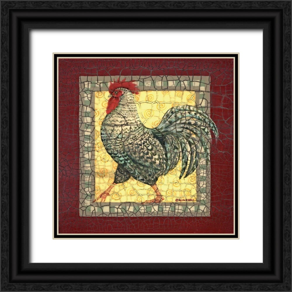 Russell, Wendy 15x15 Black Ornate Wood Framed with Double Matting ...