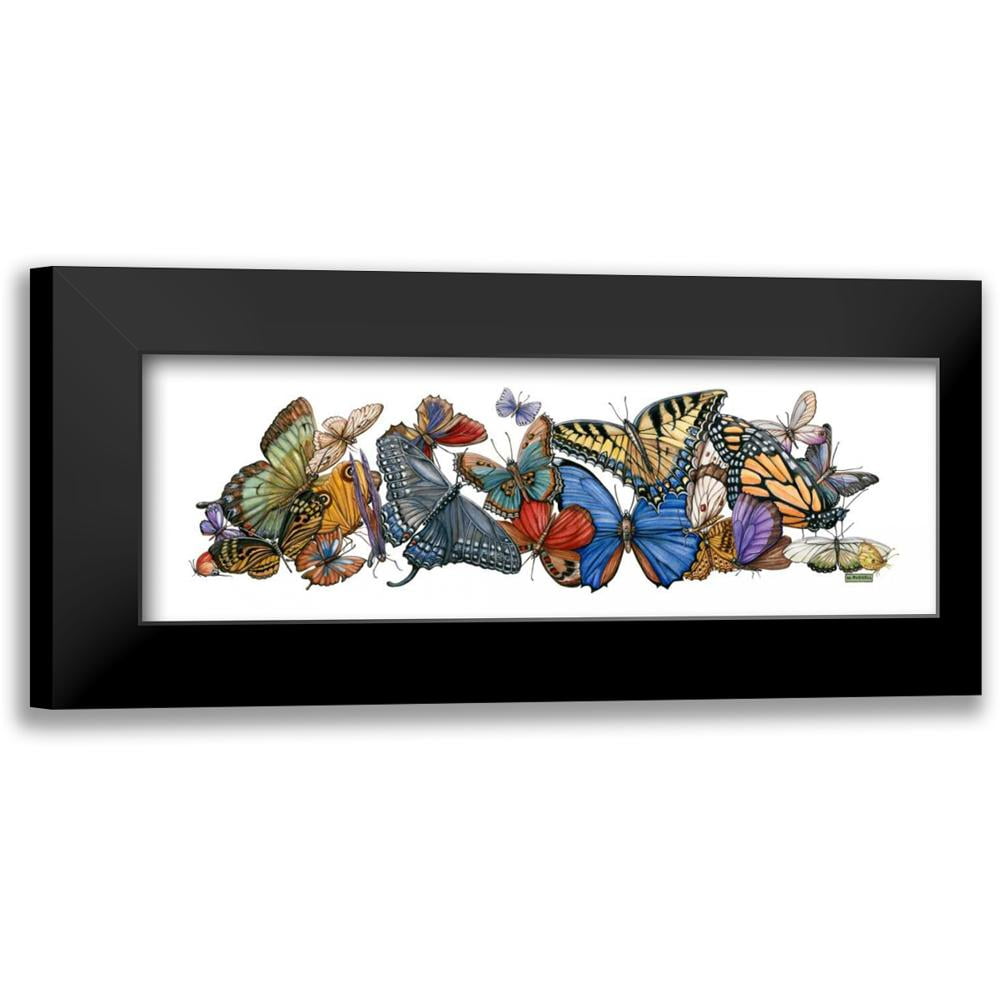 Russell, Wendy 18x9 Black Modern Framed Museum Art Print Titled - Wings ...