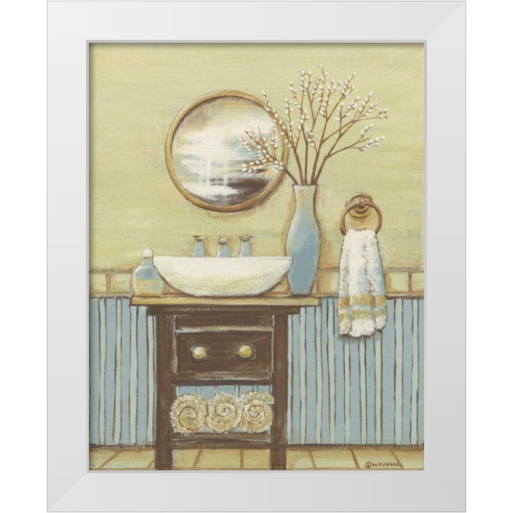 Russell, Wendy 26x32 White Modern Wood Framed Museum Art Print Titled ...