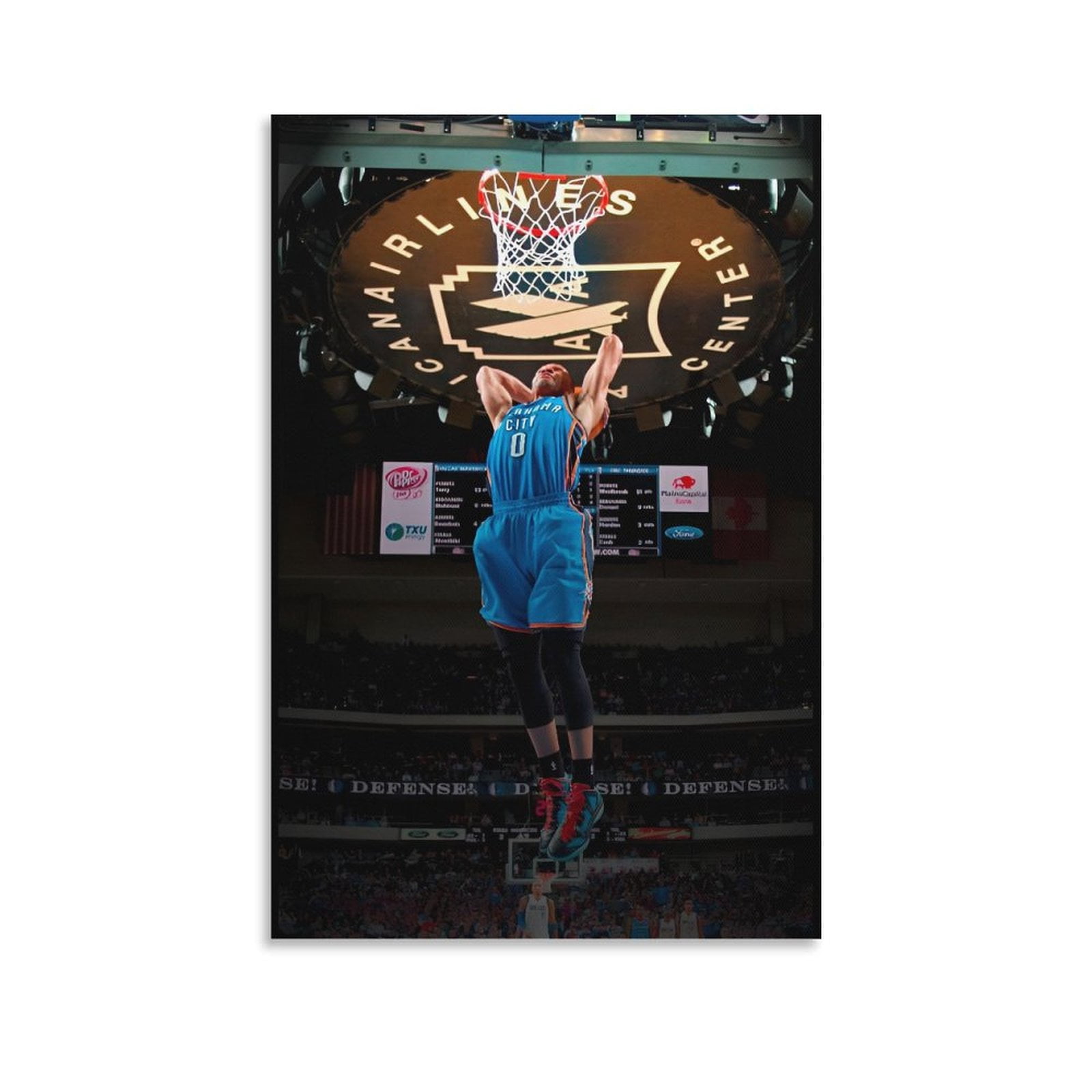 Russell Westbrook Basketball Player Poster (18)- Posters Wall Art ...