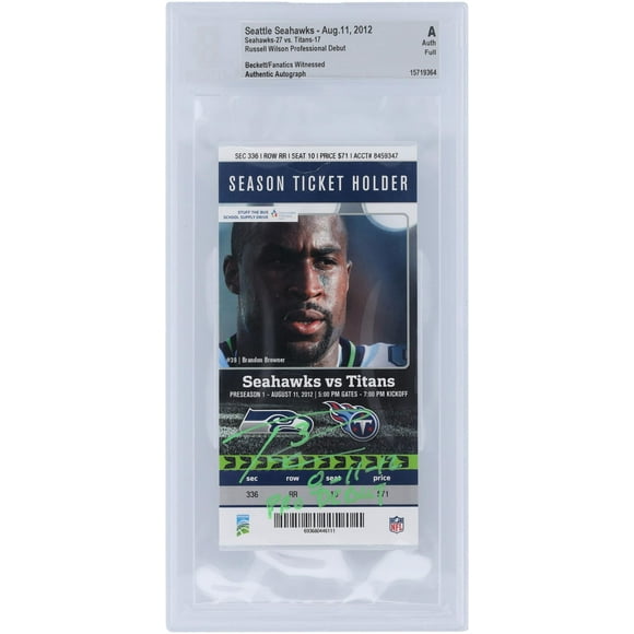 Russell Wilson Signed