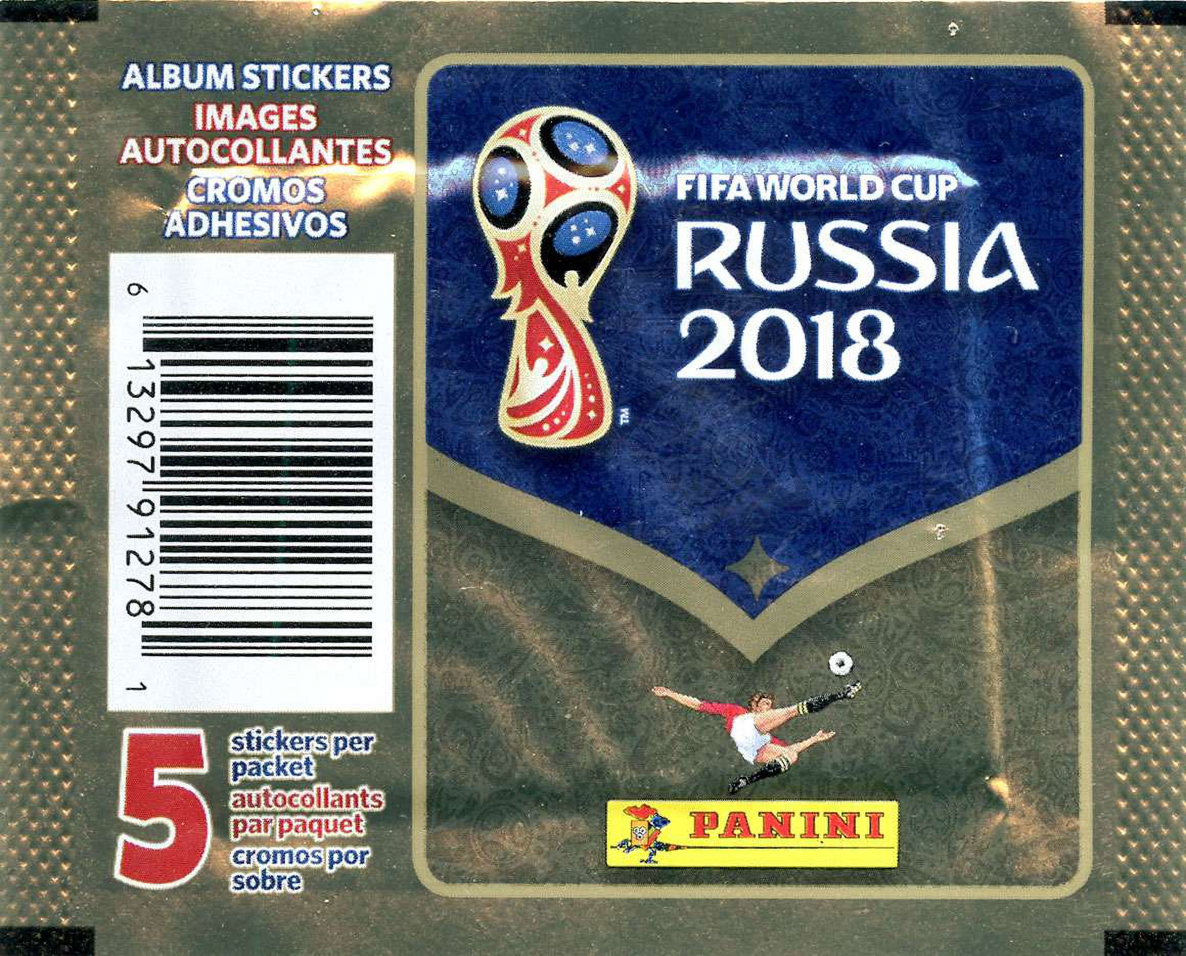 Russia 2018 Fifa World Cup Collectible Sticker Pack, 1 count - Walmart.com