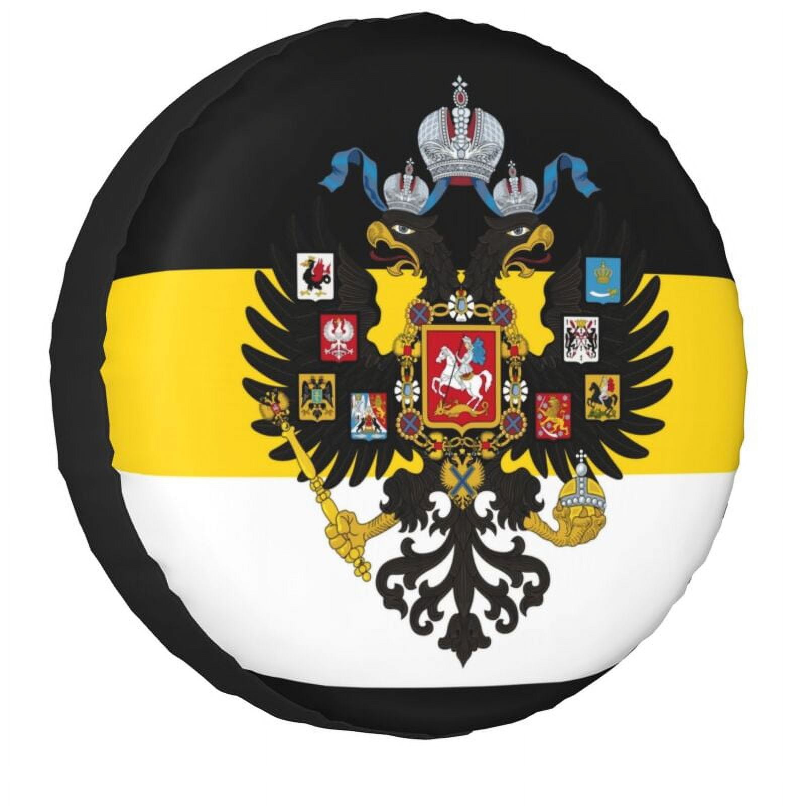 Russia Emblem Flag Map Spare Wheel Tire Cover for CRV Russian Proud RV ...