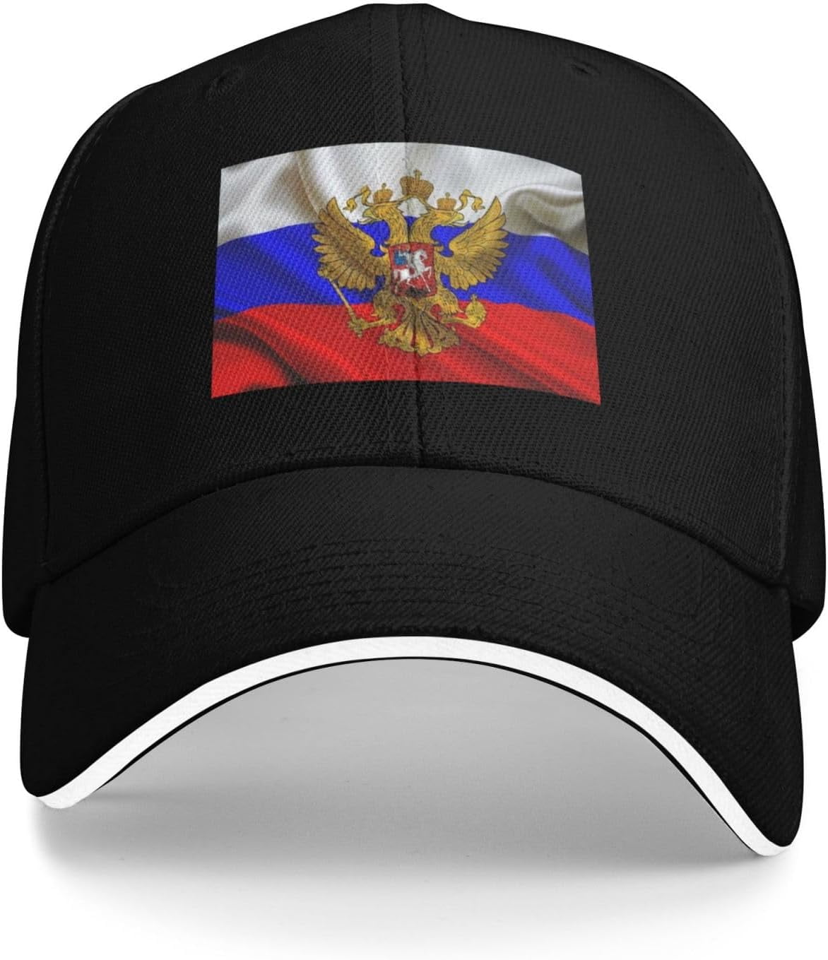 Russia Flag with Coat of Arms Baseball Cap Dad Hat Adjustable Fashion ...