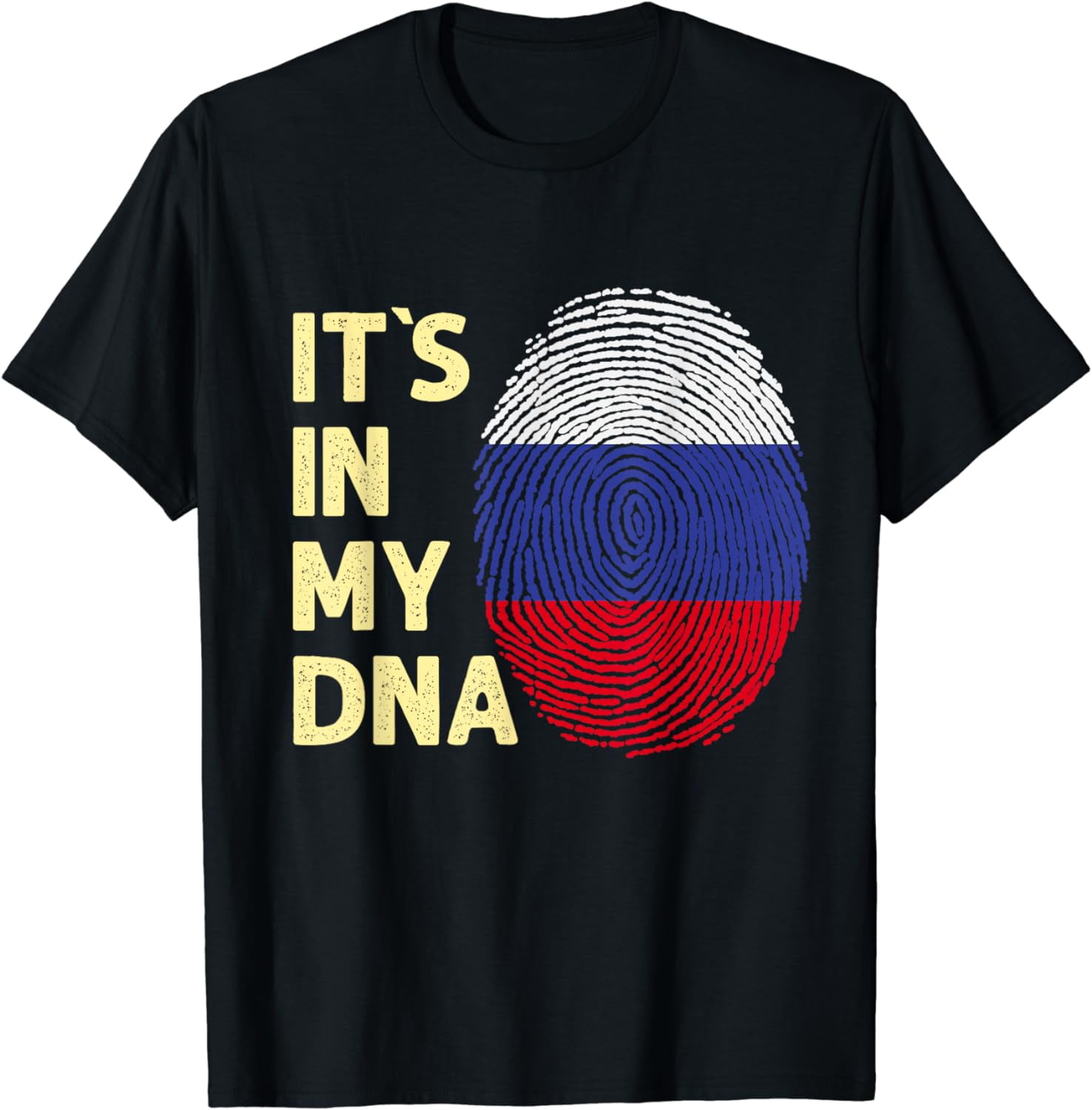 Russia In My DNA Russia Flag Team Russia T-Shirt - Walmart.com