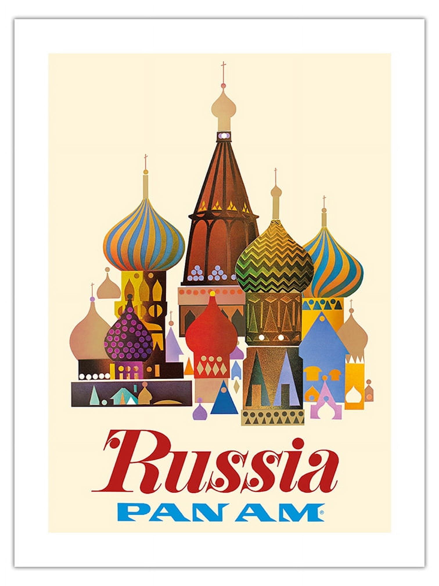 Russia - Pan American World Airways - Saint Basil’s Cathedral Moscow ...