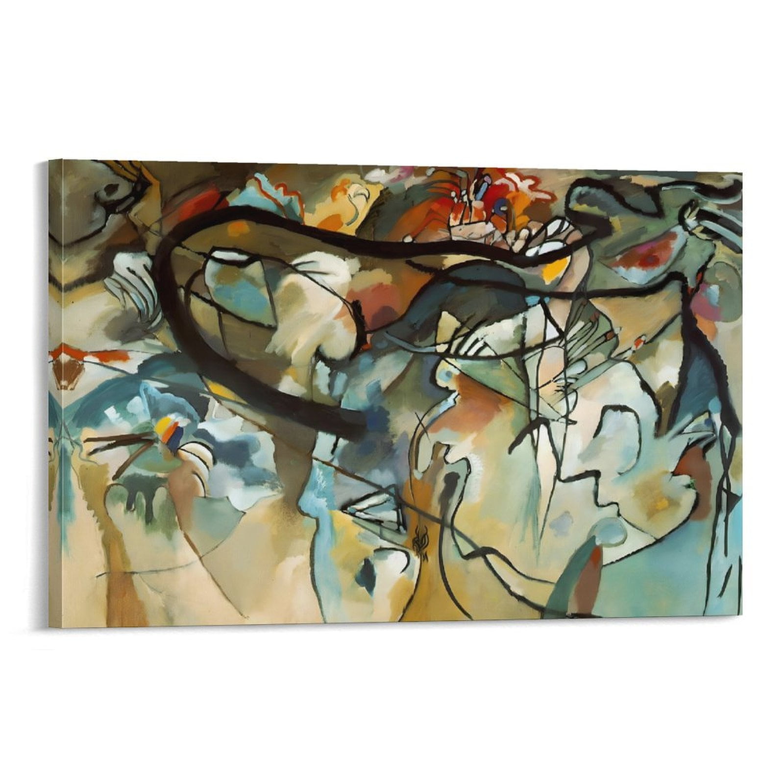 Russian Abstract Painters Wassily Kandinsky Composition V Poster Print ...