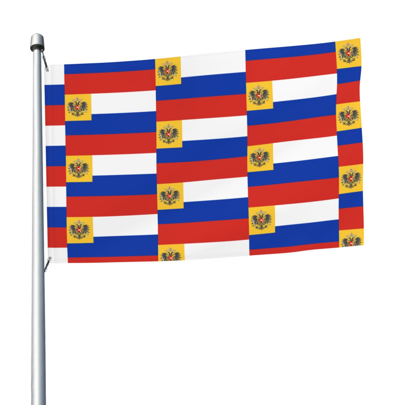 Russian-Flag Flag 5x8 Ft Print Vivid Color Outdoors Indoors Light-Weight Polyester Flags ...