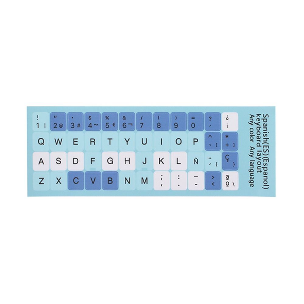 Russian Letter Keyboard Sticker Dust-proof English Laptop Keypad Film ...
