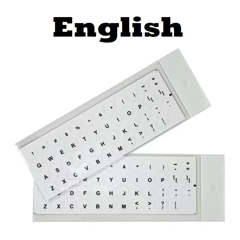 Russian Letters Keyboard Stickers for Notebook Computer Desktop ...