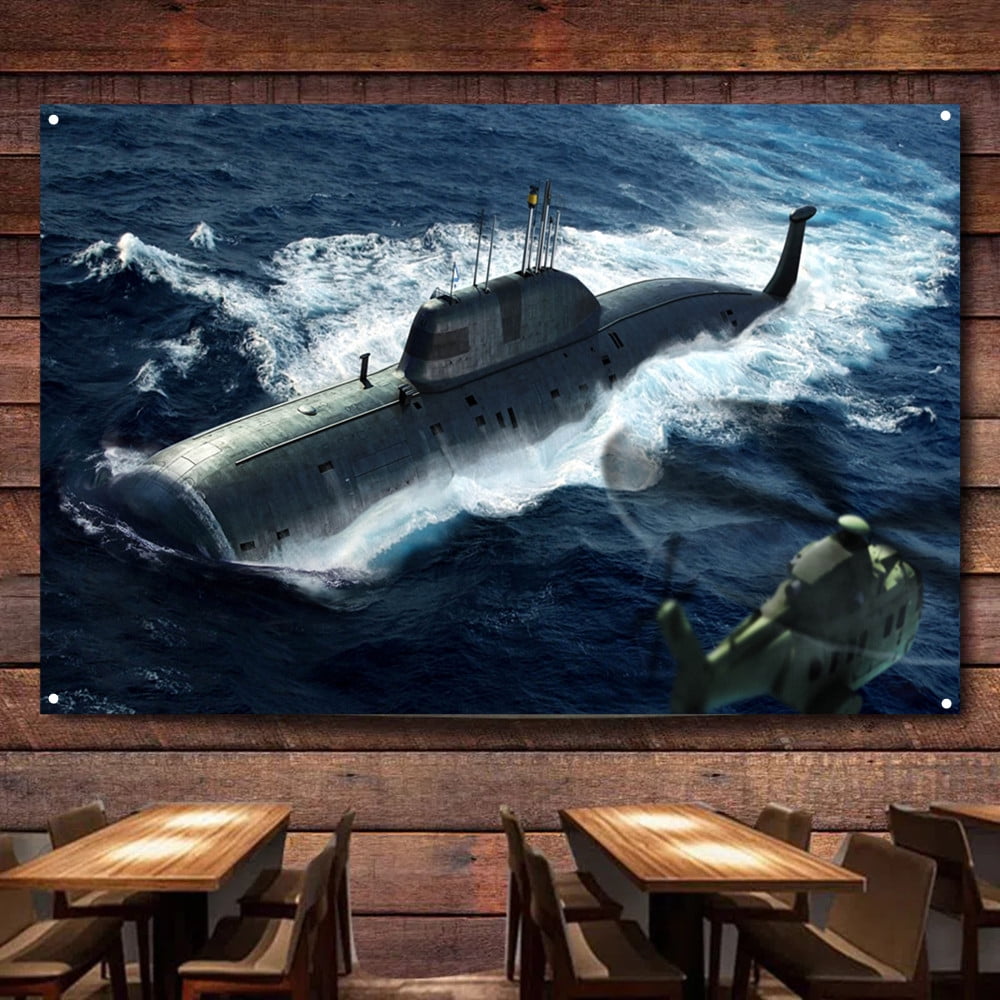 Russian Navy Akula Class Submarine Posters & Prints Tapestry Navy ...