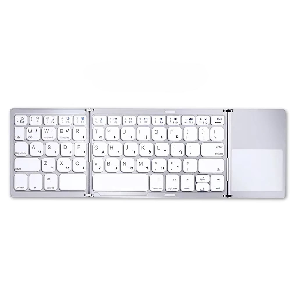 Russian/Spanish/English B033 Mini Foldable keyboard, Wireless Bluetooth ...