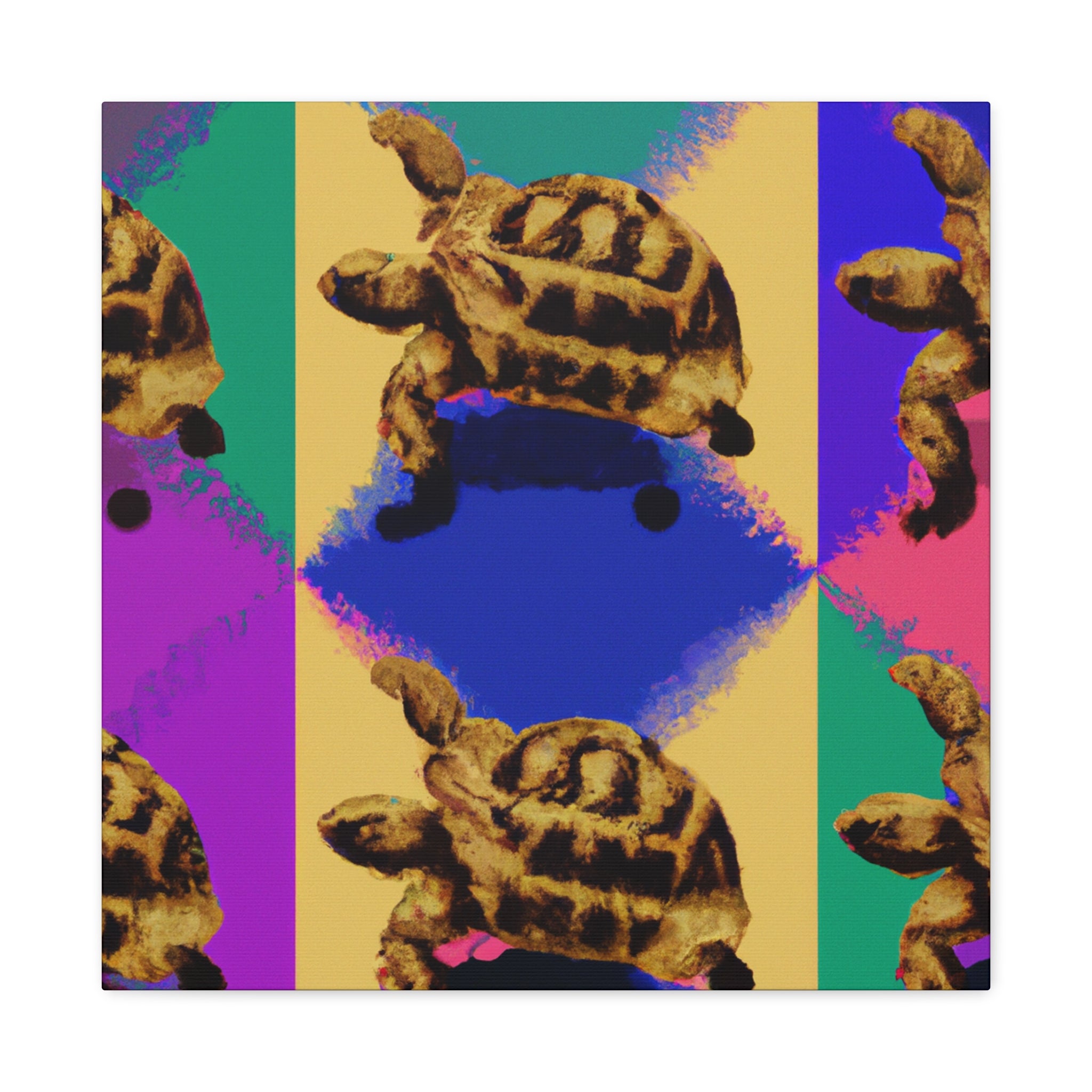Russian Tortoise Pop Art - Canvas - Walmart.com