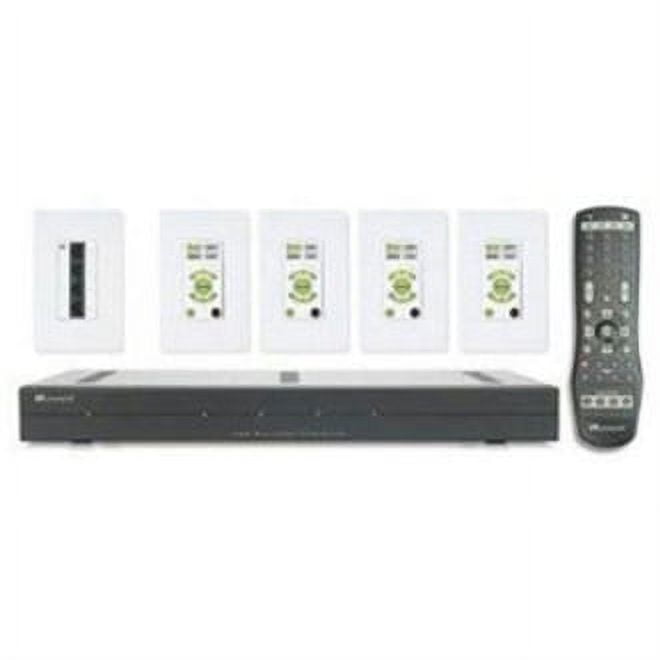 Russound CA4 Hideaway 4-Source/4-Room Audio System w/ In-Wall Keypads ...