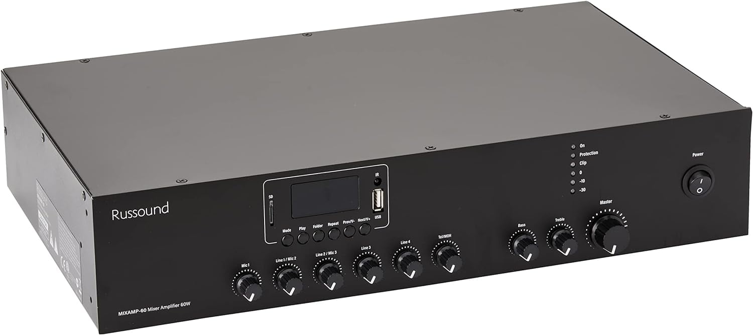 Russound Mix Amp 60 Bluetooth Mixer Amp, New - Walmart.com