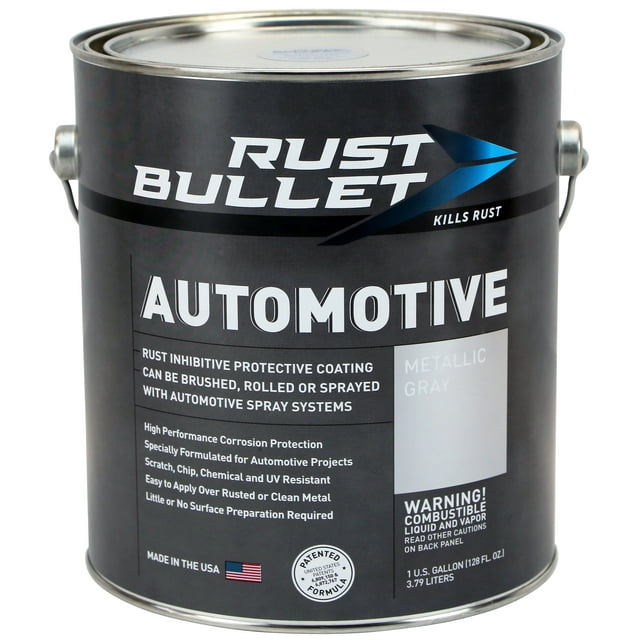 Rust Bullet - Automotive - Rust Inhibitor Rust Paint - Gallon Metallic ...
