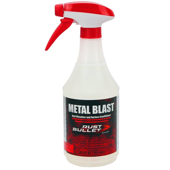 Rust Bullet, Metal Blast Metal Cleaner Rust Remover 24 oz - Walmart.com