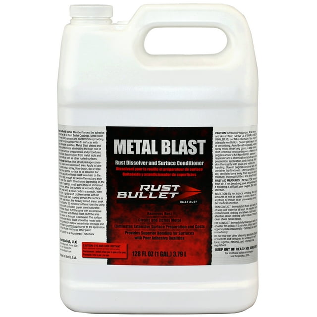 Rust Bullet - Metal Blast Metal Cleaner Rust Dissolver and Rust Remover ...