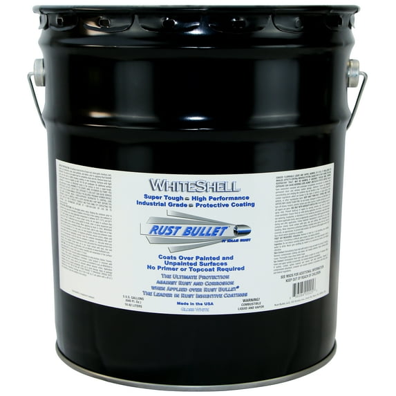 Rust Bullet - WhiteShell Rust Preventative and Protective Coating - 5 ...