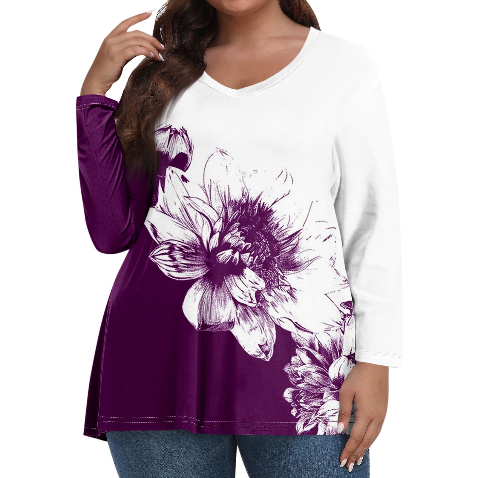 Rust Colored Tops for Women Classic Spring Long Sleeve Blouses Lady ...