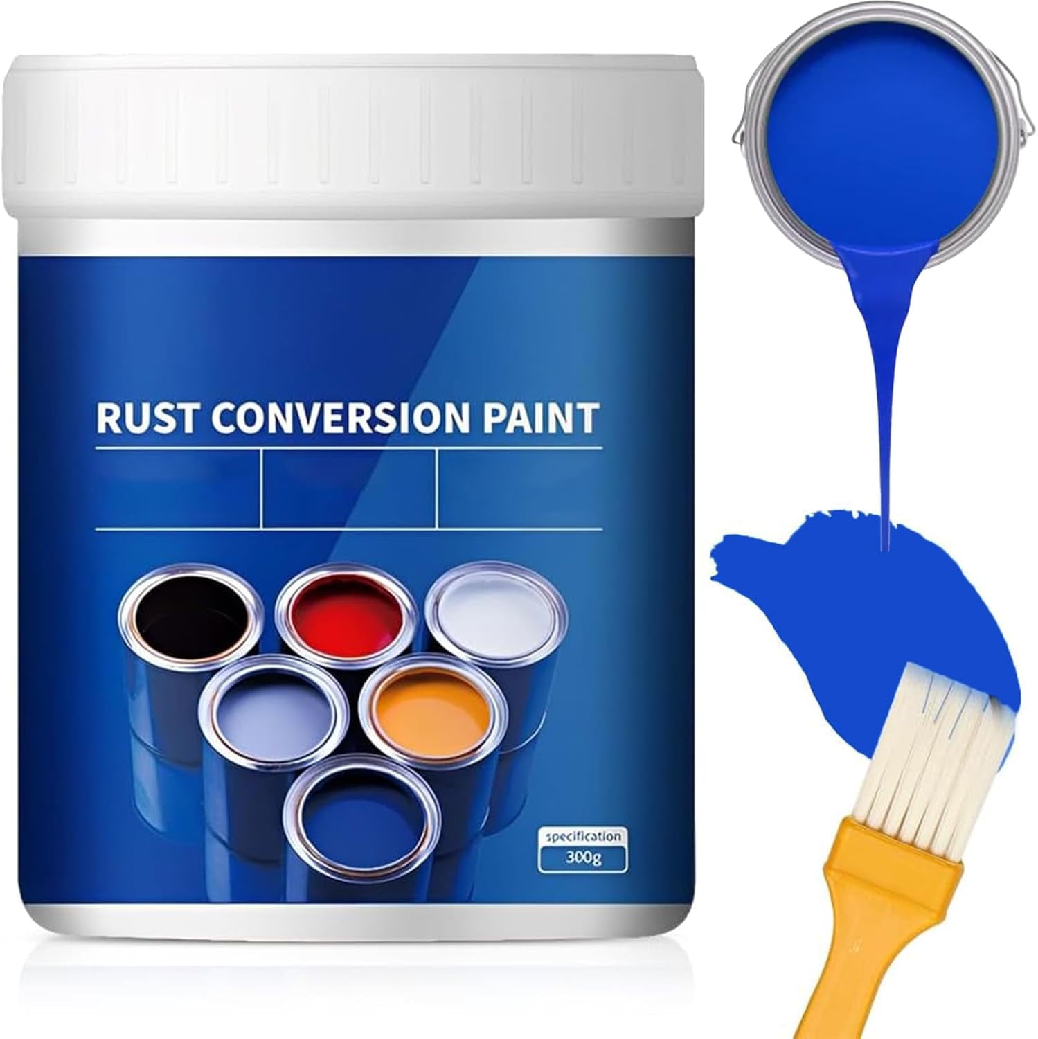 Rust Converter Paint for Metal, 300G Weatherproof Rust Remover for ...