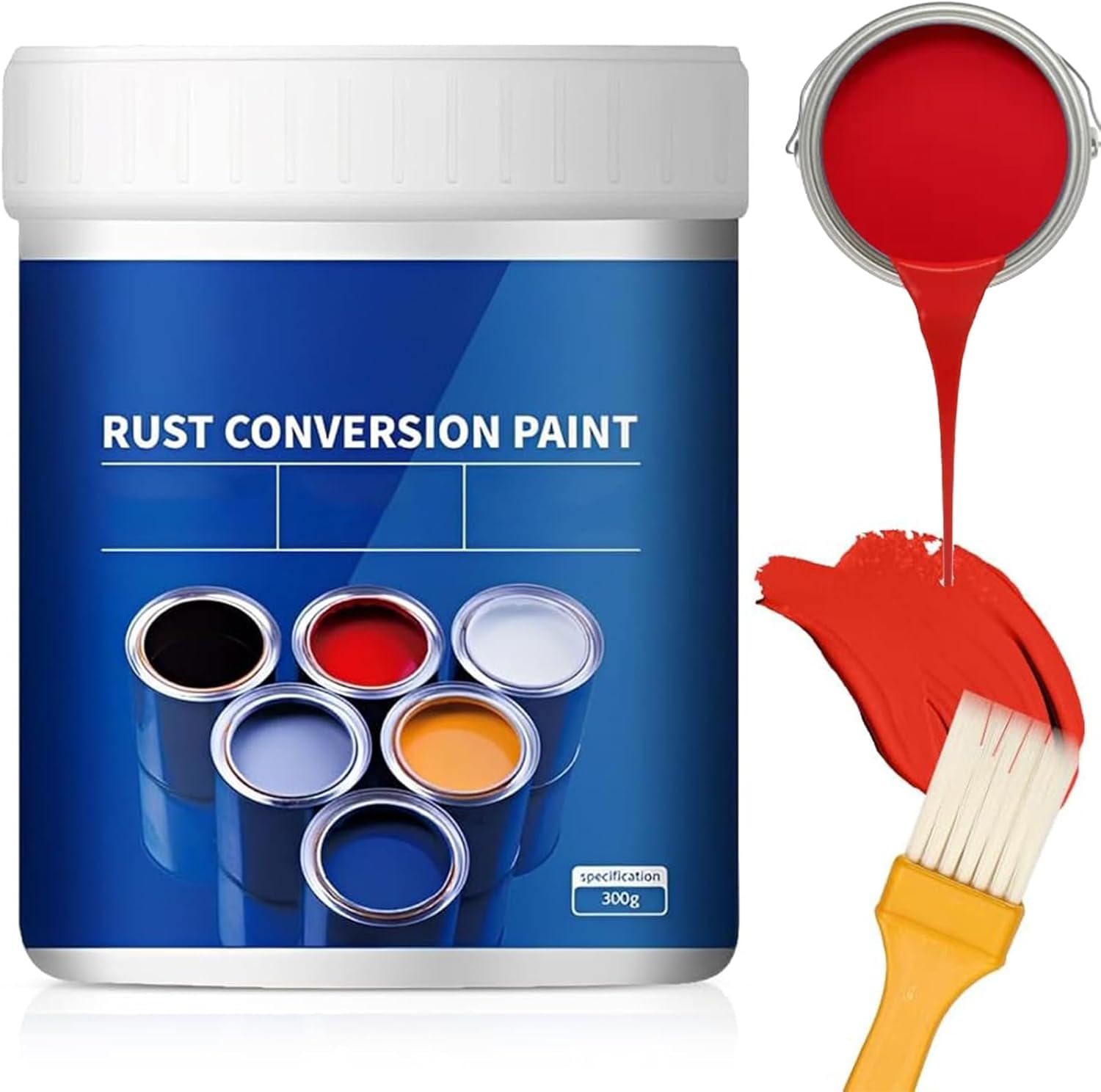 Rust Converter Paint for Metal, 300G Weatherproof Rust Remover for ...