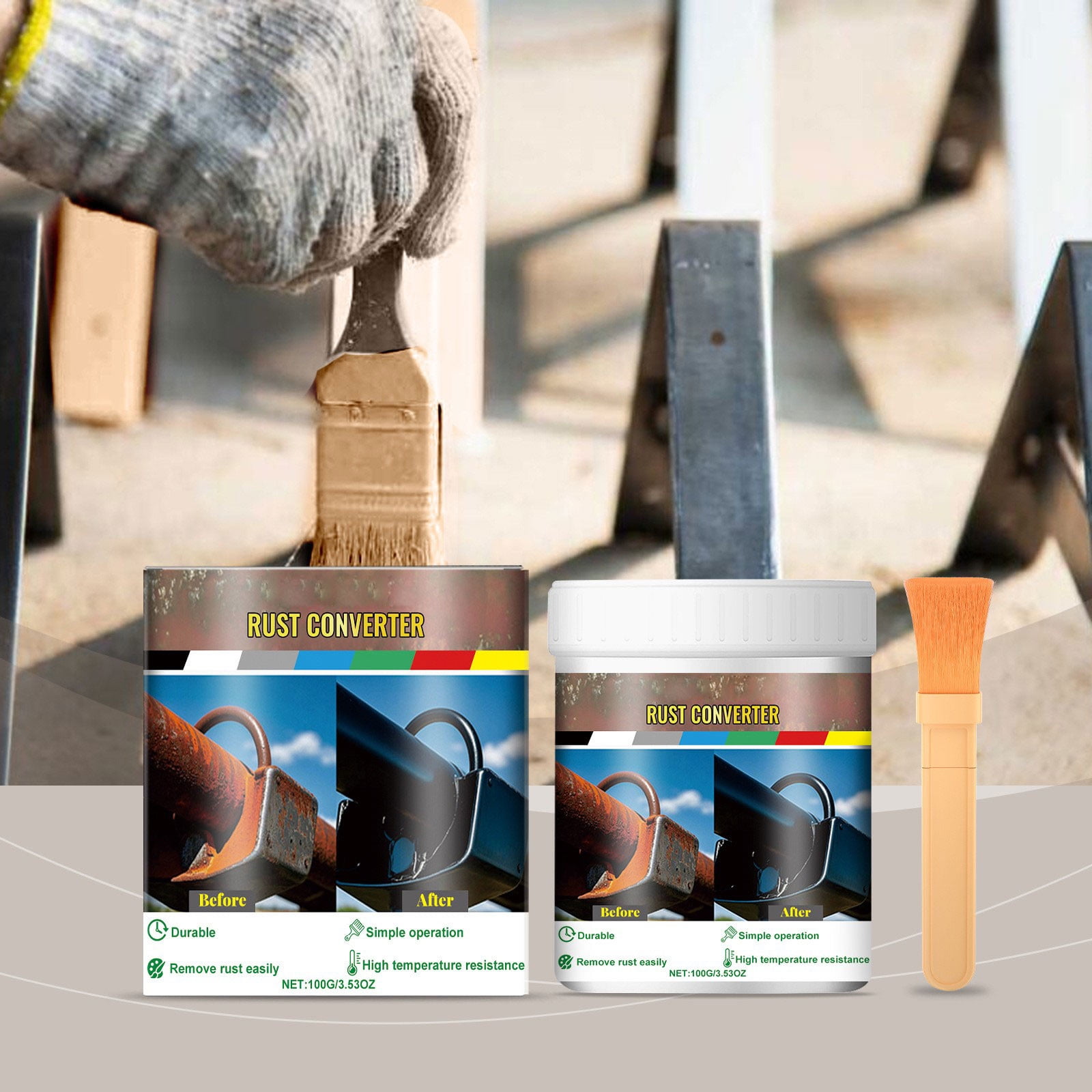 Rust Converter Paint Metal Anticorrosion Coating High-Temperature Rust ...