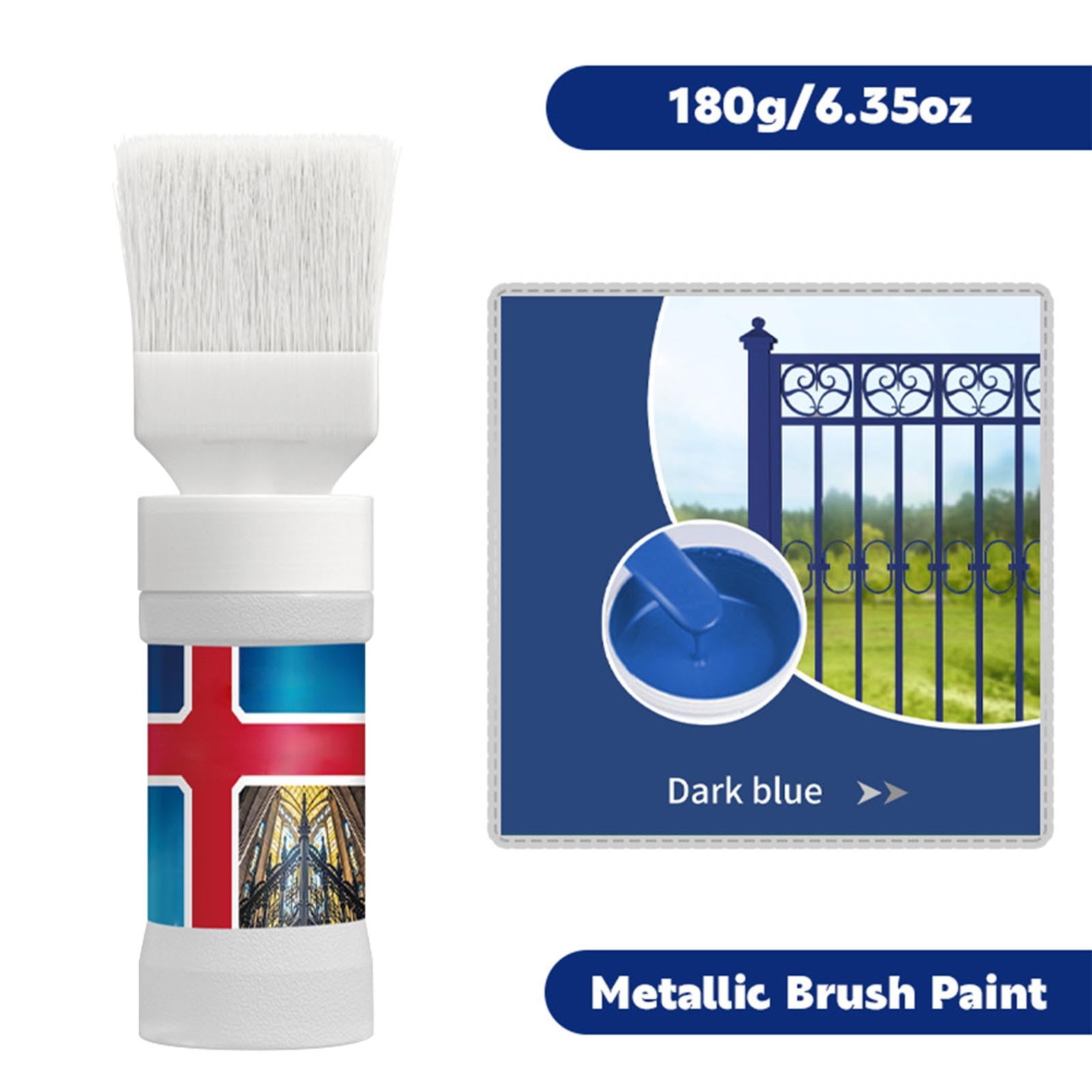 Rust Converter Paint, Rust Inhibitor, Water-Based Metal Paint with ...