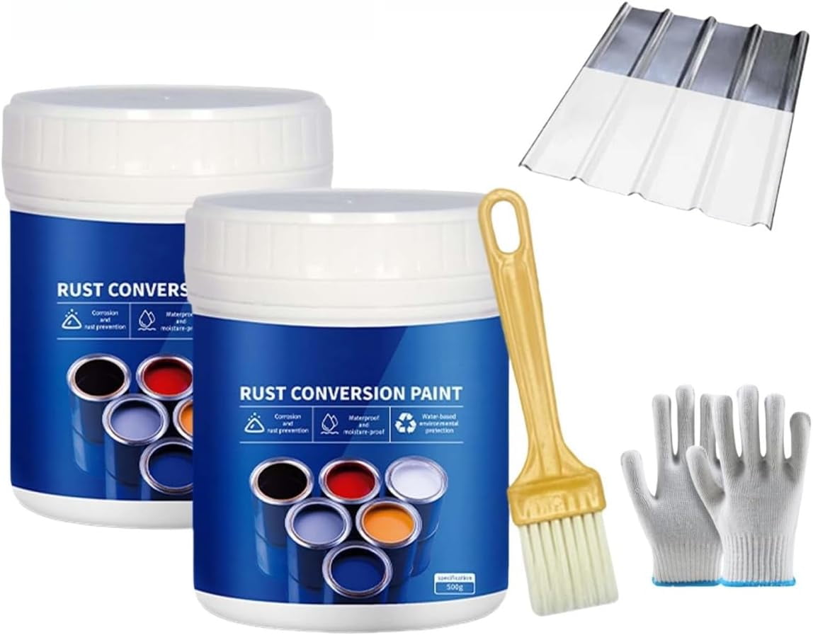 Rust Converter PaintWeatherproof Rust Converter Paint for Metal, Rust ...