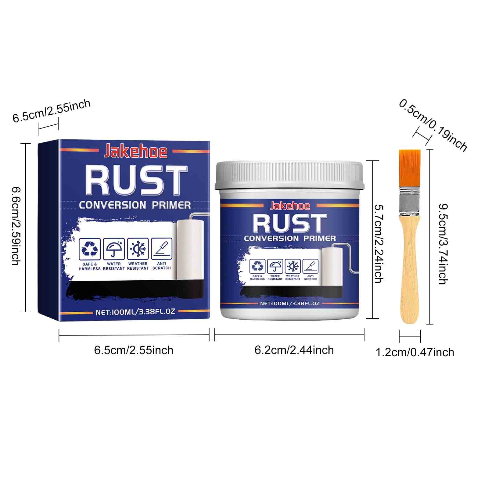 Rust Converter Primer 100ml Metal Treatment Iron Anti-Corrosion Paint ...