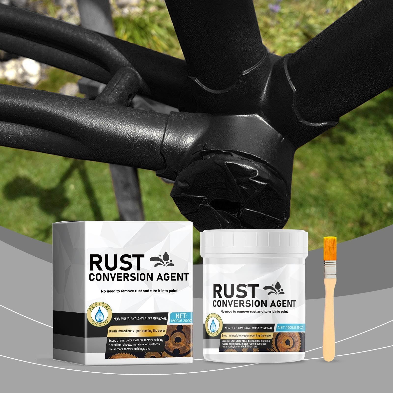Rust Converter Spray, Metal Degreaser, Protects Against Corrosion ...