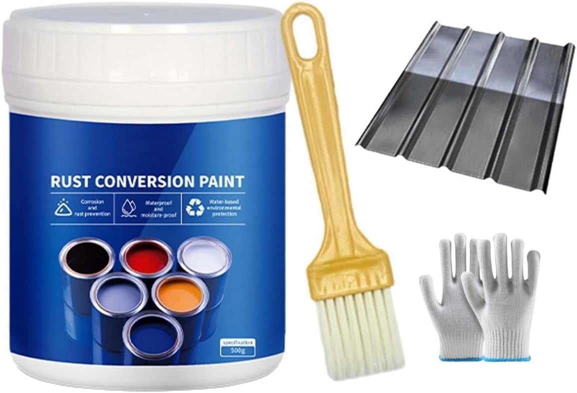 Rust Converter, Weatherproof Rust Converter Paint for Metal, Rust ...