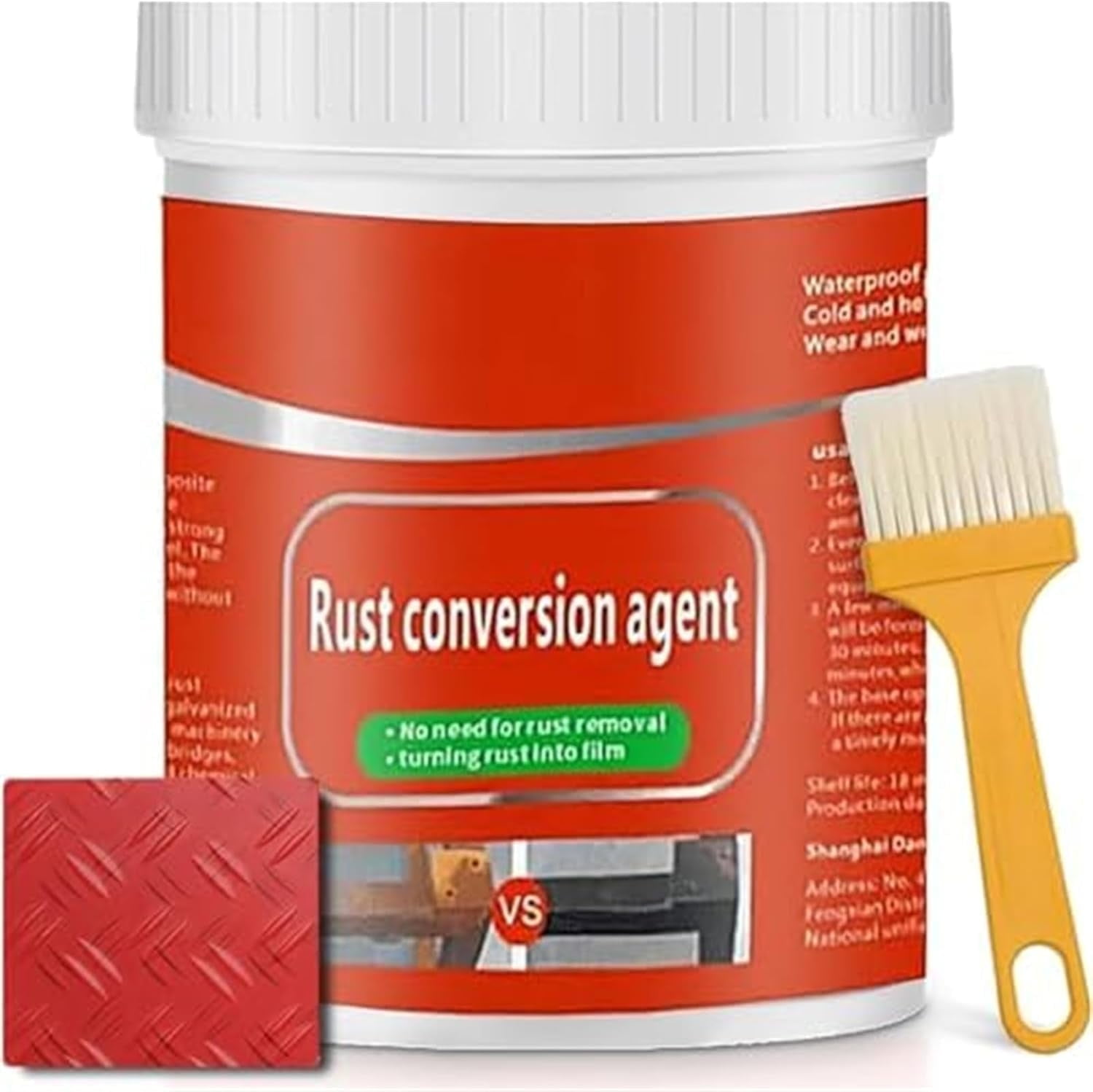 Rust Converter for Metal, Rust Removal Converter Metallic Paint, Water ...