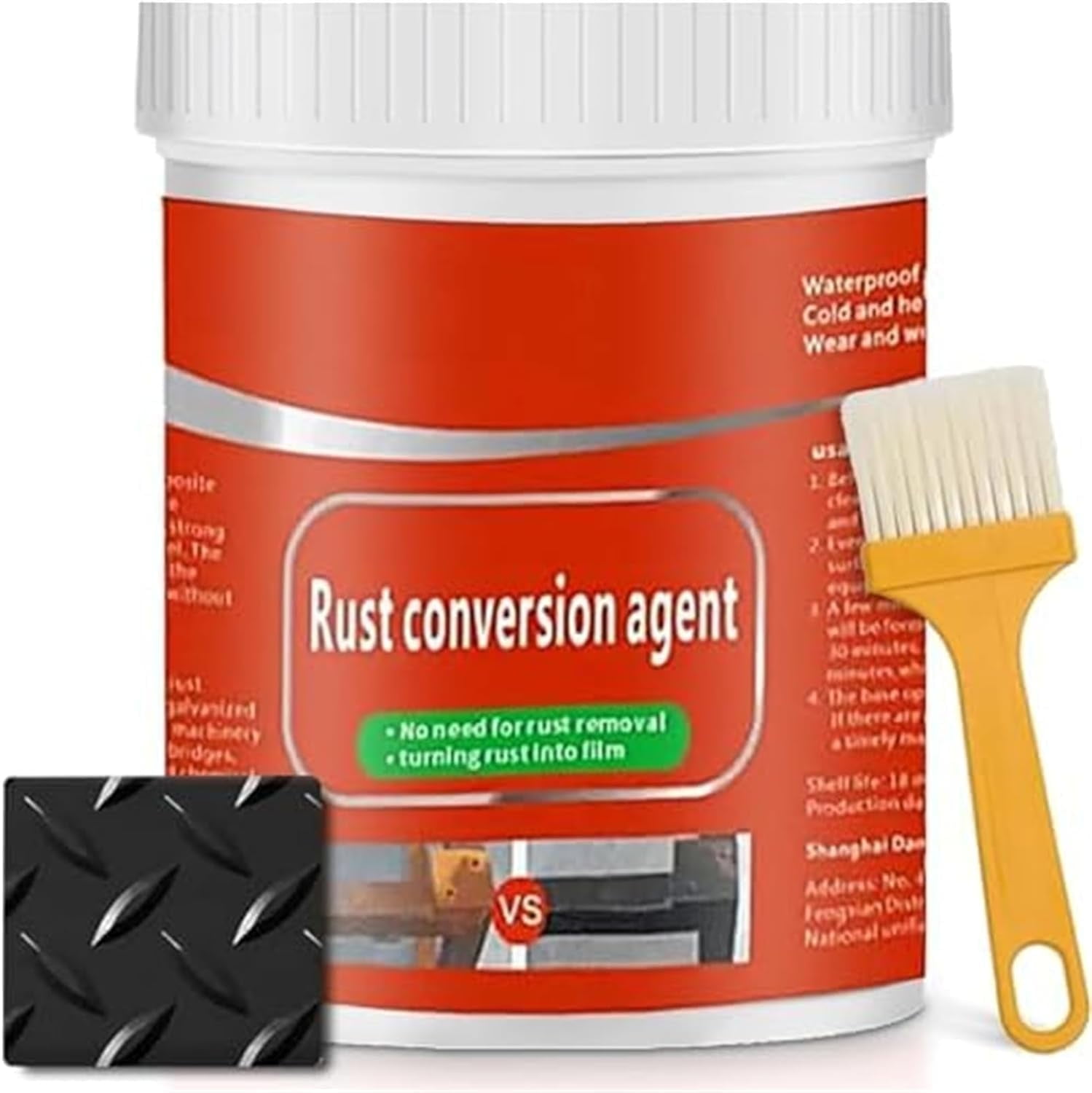 Rust Converter for Metal, Rust Removal Converter Metallic Paint, Water ...